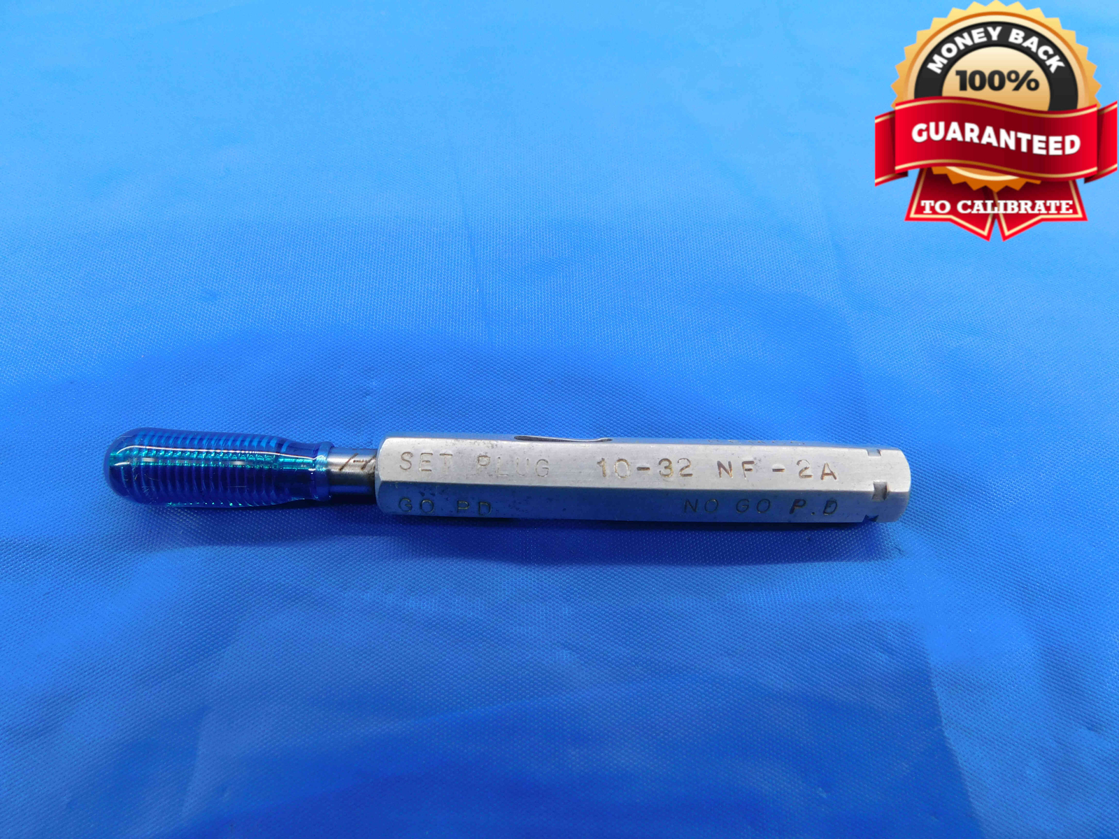 10 32 NF 2A SET THREAD PLUG GAGE #10 .190 .1900 GO ONLY P.D. = .1688 ...