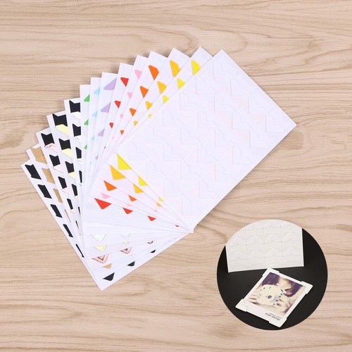 14 Sheets Photo Corners Paper Corner Sticker Paper Picture Corner | eBay