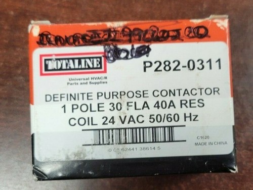 Carrier Bryant OEM Condenser Contactor 1 Single Pole 30 Amp P282-0311 ...