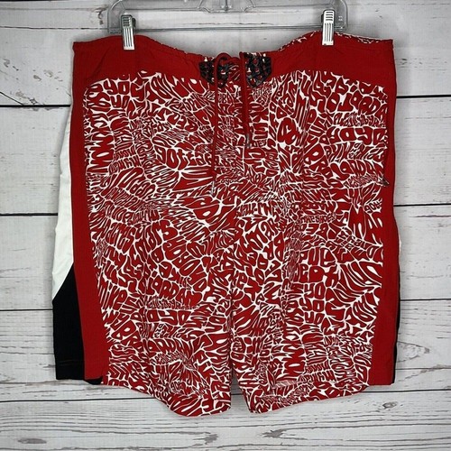 Jordan Men's Red/White Trunk Shorts Board Shorts Size 38 | eBay