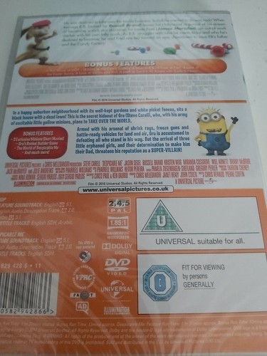 Hop/Despicable Me [2017] (DVD) Kaley Cuoco, Elizabeth Perkins, James ...