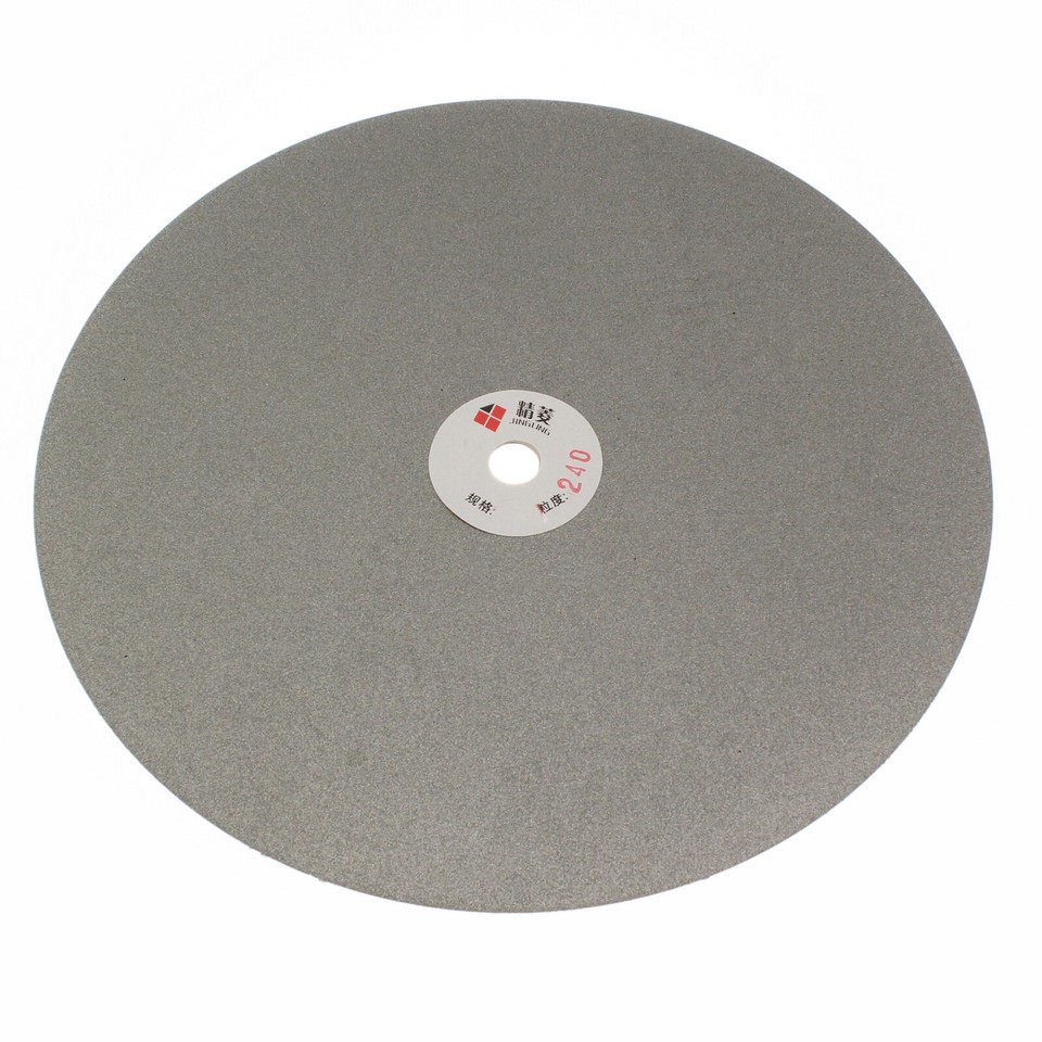 12" inch Diamond Grinding Disc Grit 46-2000 Flat Lap Disk Abrasive ...