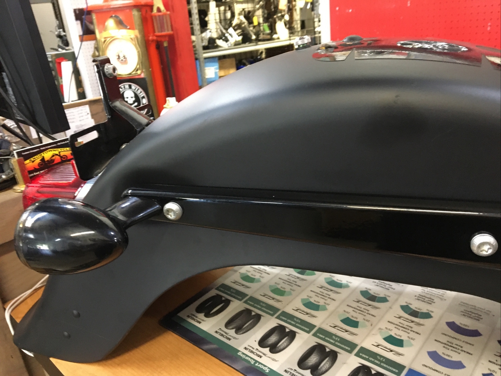 Harley Davidson 2006 Softail Fat Boy Rear Fender FLSTF Primered 59819 ...