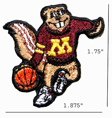 Minnesota Golden Gophers Embroidered IRON ON.Patch Basketball Team Logo ...