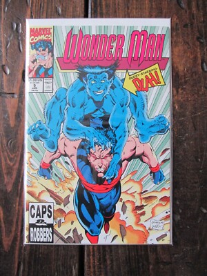 Marvel 1992 WONDER MAN Comic Book # 5 From the 1991 Series VF Featuring ...