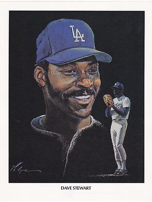 1982 Los Angeles Dodgers Union 76 Dave Stewart Baseball Photo | eBay