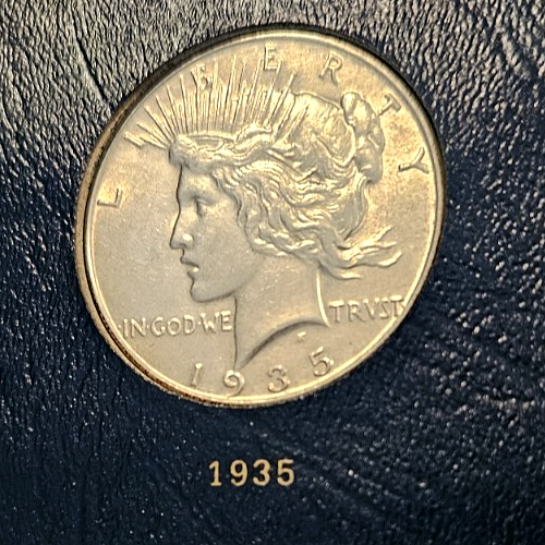 Exquisite Complete 24 Coin Peace Silver Dollar Full Set, 1921-1935 ...
