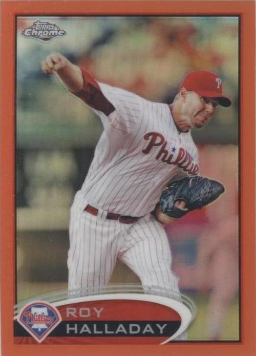 2012 Topps Chrome - Roy Halladay #28 Orange Refractor for sale online ...
