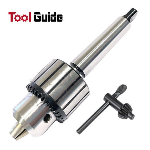 1-13mm (B16) MT2 Arbor Heavy Duty Drill Chuck + Key + Morse Taper #2 ...