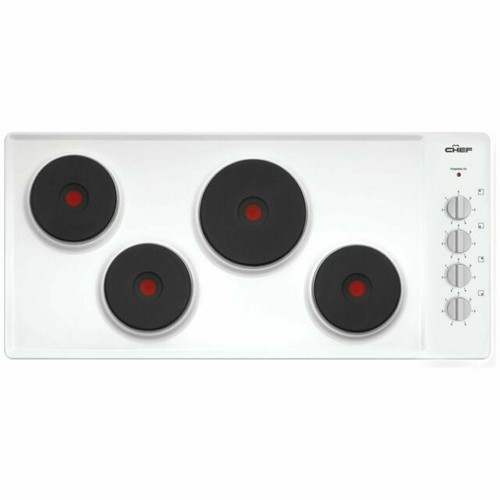 Chef 90cm Solid Element Electric Cooktop White CHS942WB 6937042207668 ...