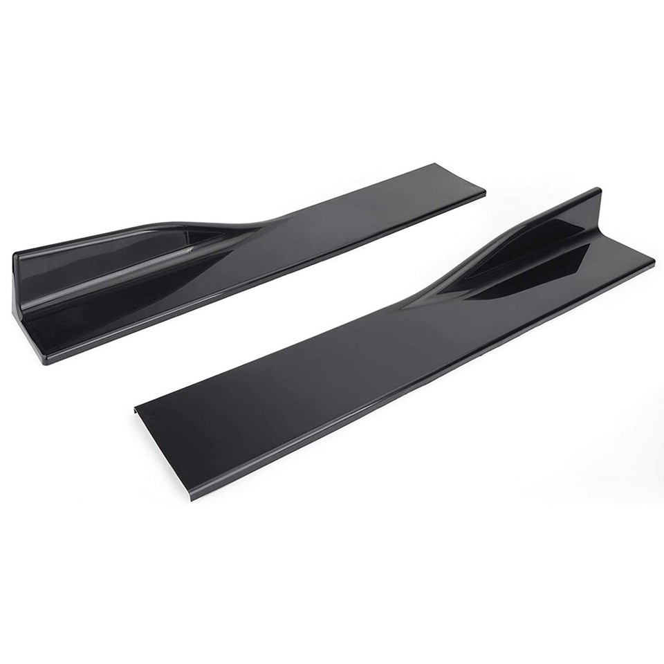 Side Skirts Splitter Spoiler Body Kit Parts Extension Glossy for Dodge ...