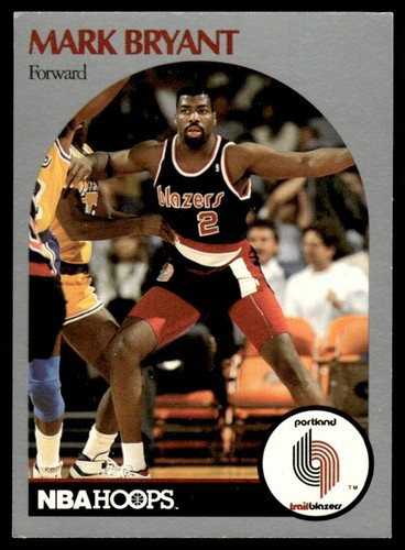 1990-91 NBA Hoops #243 Mark Bryant Portland Trail Blazers | eBay