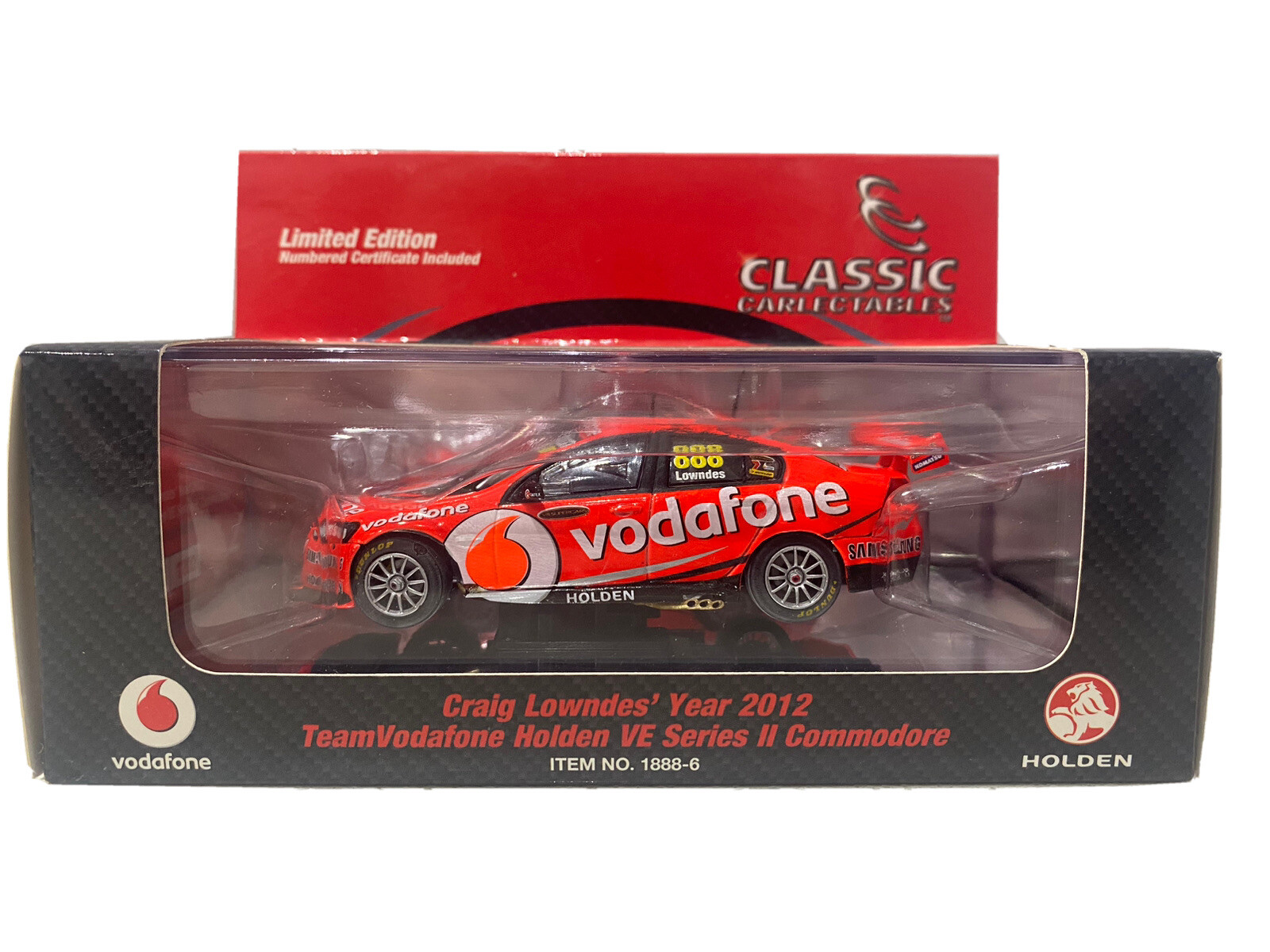 1:43 888 Craig Lowndes 2012 Vodafone Holden VE Commodore Triple Eight ...