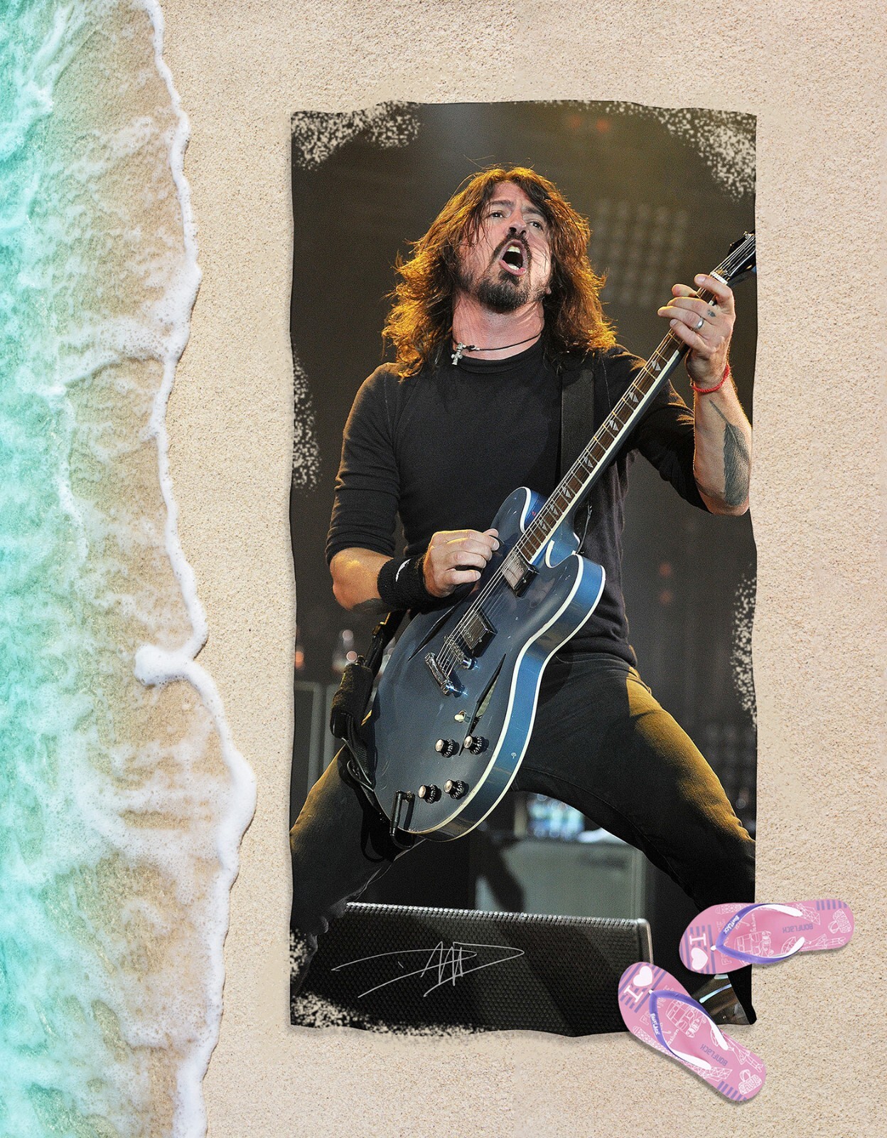 Dave Grohl David Towel Sport Exercise Swimming Gym Beach Bath Pool | eBay