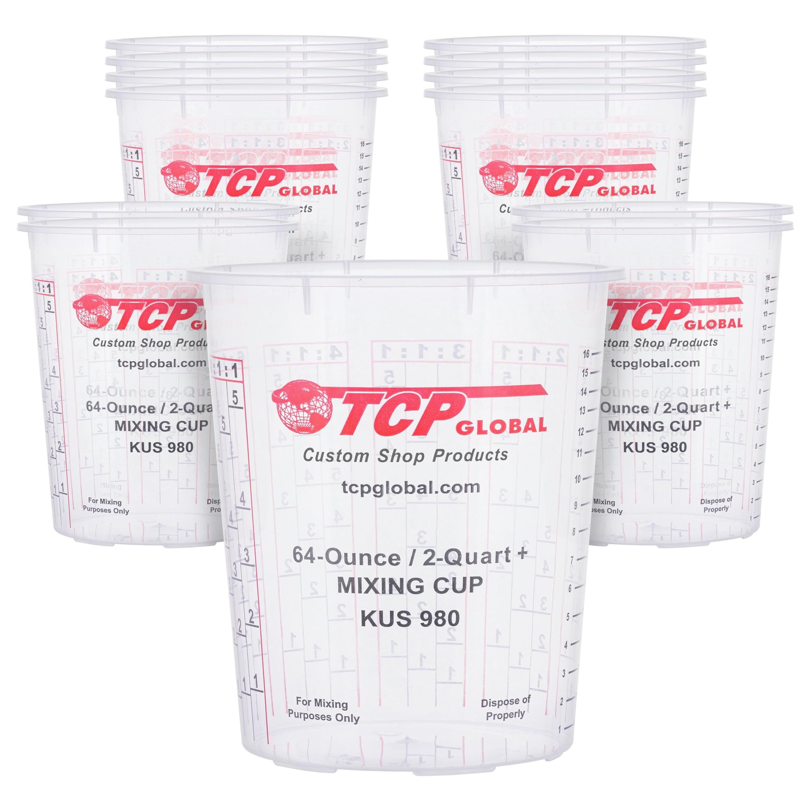 Custom Shop Paint Mixing Cups, 64-Fl Oz (Pack of 12), Cups - Pack 12 | eBay