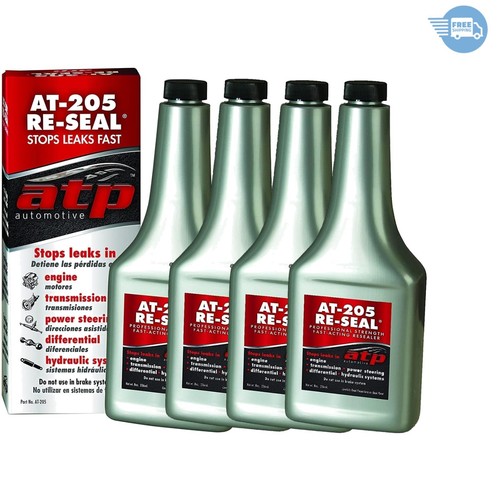 4-Pack AT-20 ATP Leak Sealant - 8 Ounces Each for All Oil Types ...