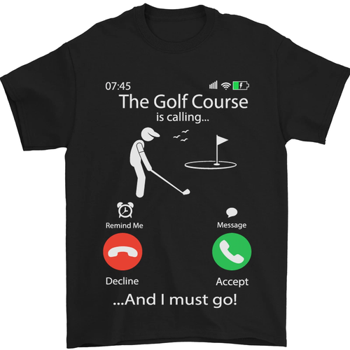 Golf Is Calling Funny Golfer Golfing Humor 100% Cotton Unisex T-shirt ...