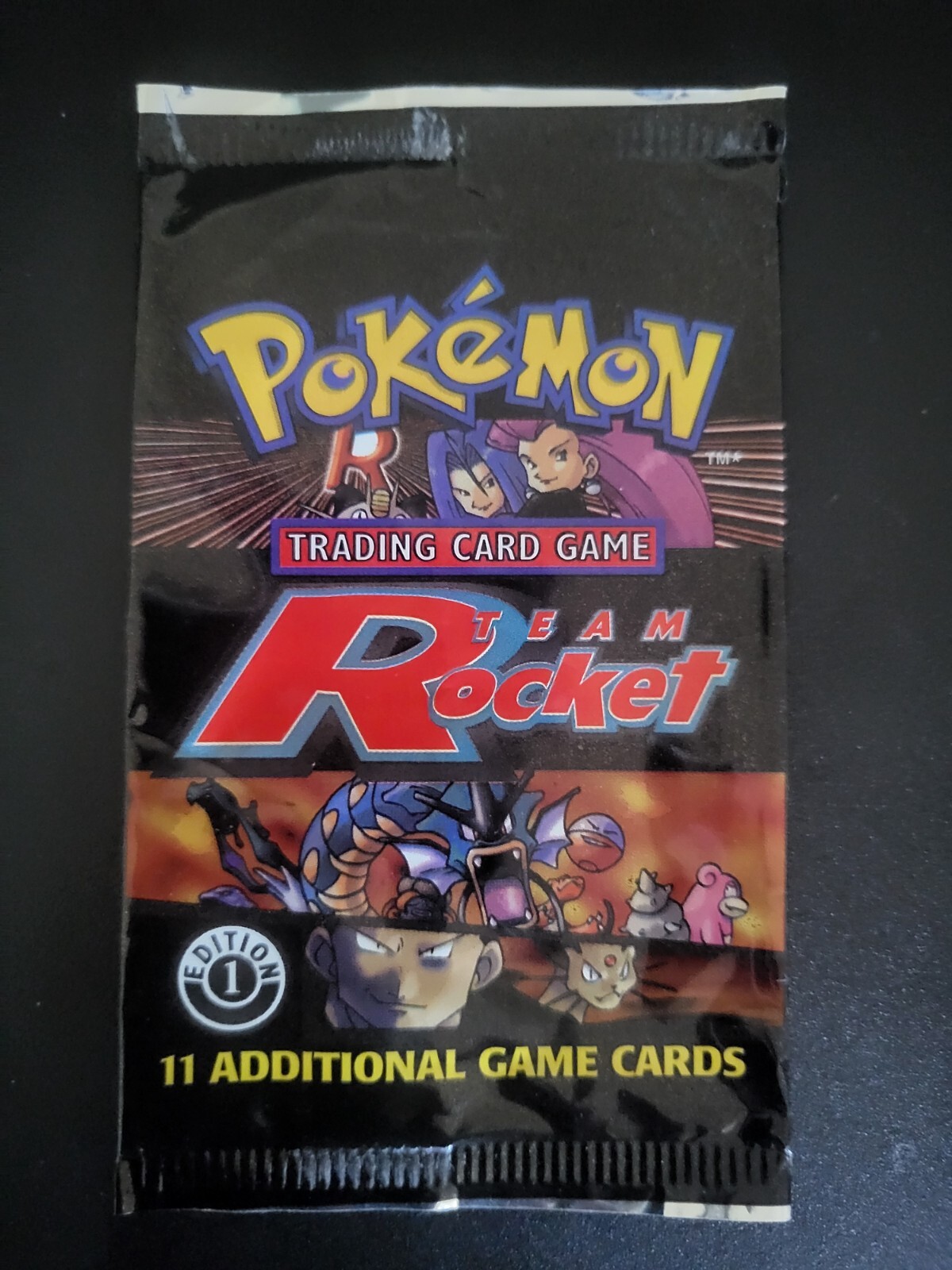 Pokémon TCG Team Rocket 1st Edition Booster Wrapper/Box Top - Choose ...