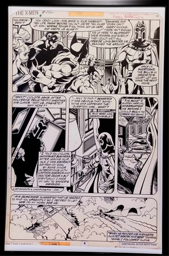 Uncanny X-Men #112 pg. 4 by John Byrne 11x17 FRAMED Original Art Print ...