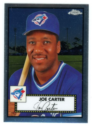 2021 Topps Chrome Platinum Anniversary Joe Carter Toronto Blue Jays ...