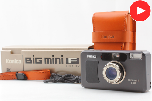 RARE [UNUSED in Box] Konica BiG mini F Limited Black 35mm Film Camera ...