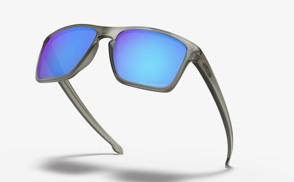 Oakley+Sliver+XL+Men%27s+Square+Sunglasses+-+Gray%2FBlue+%28OO9341-03 ...