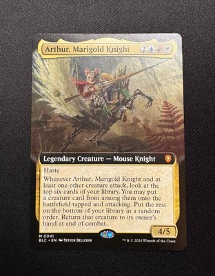 Arthur, Marigold Knight - Extended Art - Bloomburrow Commander (BLC ...