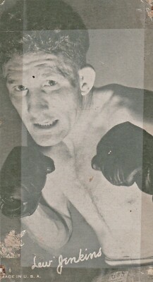 LEW JENKINS BOXING HOFer EXHIBIT SUPPLY CO PENNY ARCADE CARD | eBay