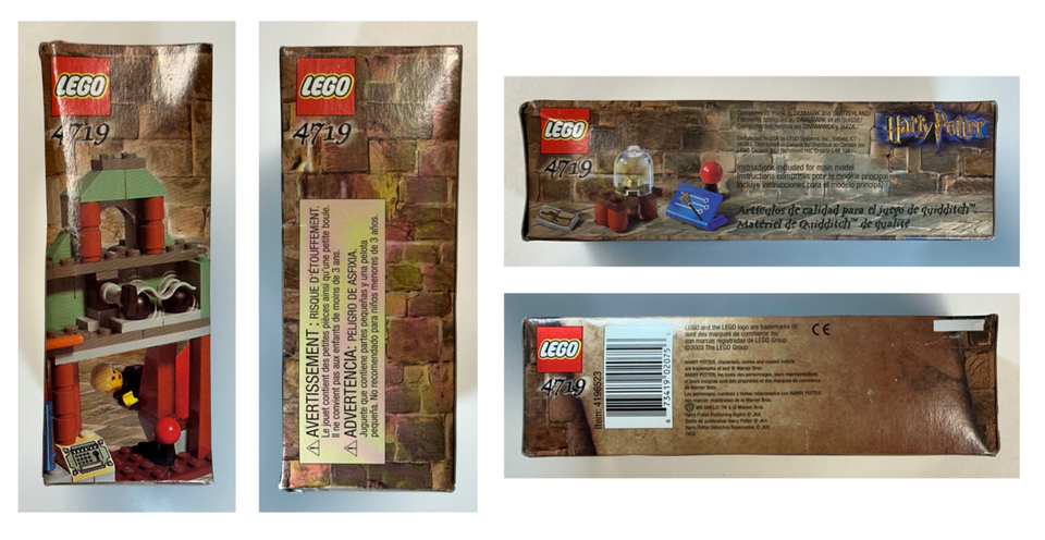 NEW LEGO Harry Potter Chamber of Secret 2003 Set 4719 Quality Quidditch ...