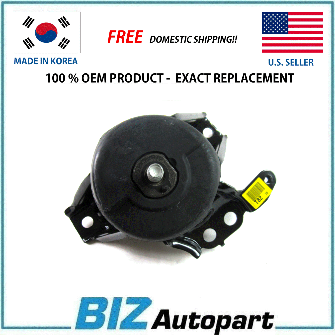 Genuine Front Engine Mount for 2015-17 SONATA 2016-18 OPTIMA 2.4L 21810 ...