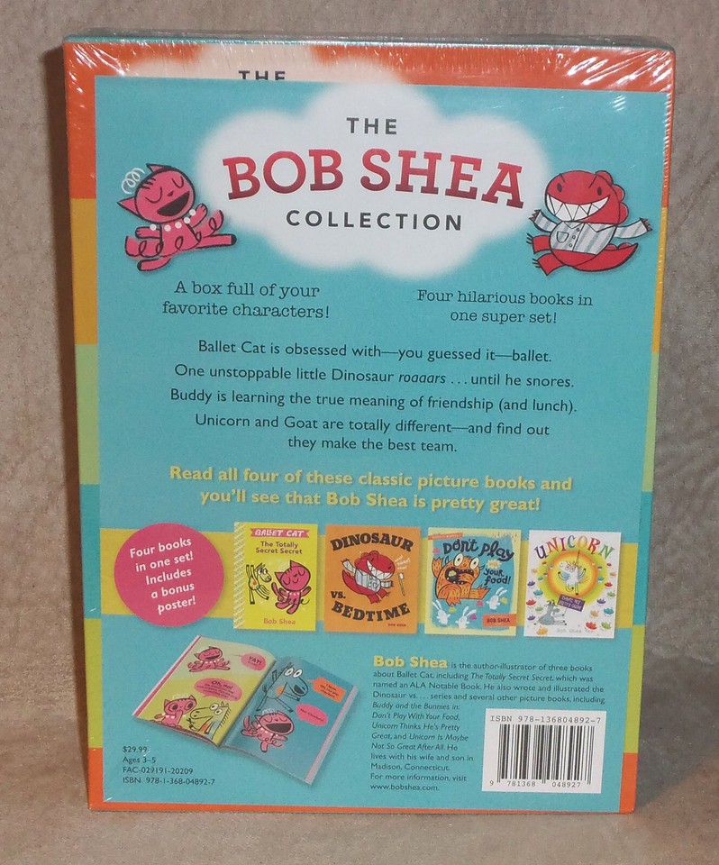 NEW Sealed BOB SHEA COLLECTION - 4 Book hardback DISNEY Hyperion ...