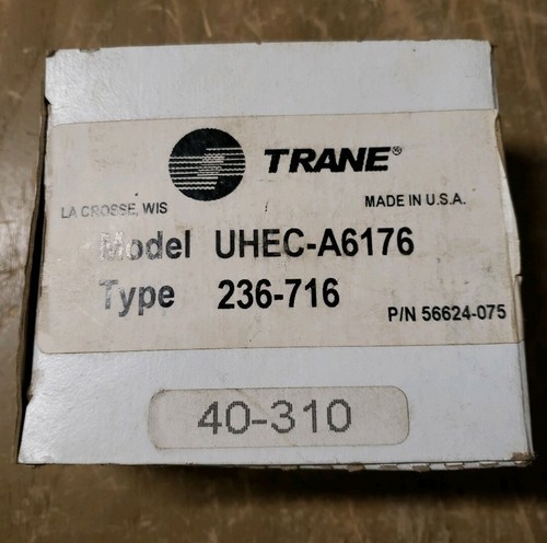 Trane 40-310, Model UHEC-A6176 Type 236-716 1J-2862-G24 | eBay