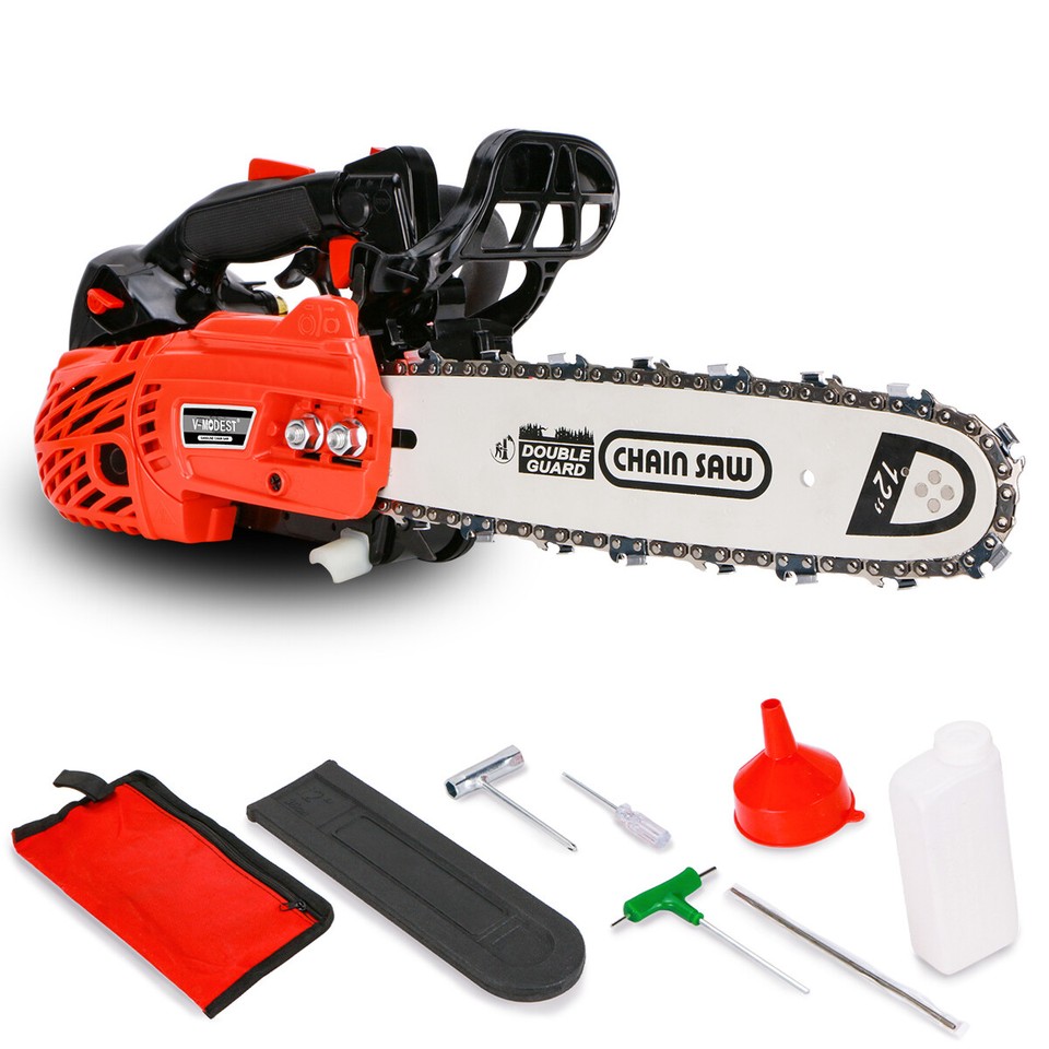 Climbing Saw 12'' Top Handle Gas Chainsaw 2-Stroke 25cc Ultra-light ...