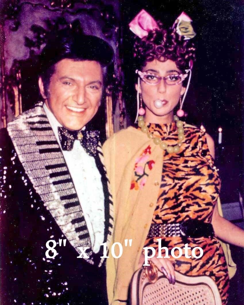 LIBERACE pianist legend Celebrity photo with CHER as LAVERNE (186) | eBay