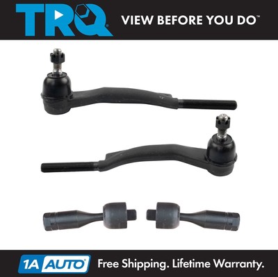 TRQ Inner Outer Tie Rod EndSet of 4 for Buick Chevy GMC Isuzu Olds Saab ...