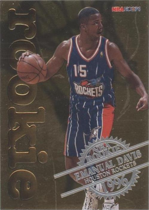 1996-97 NBA Hoops - Nba Rookie Emanual Davis #6 (RC) for sale online | eBay