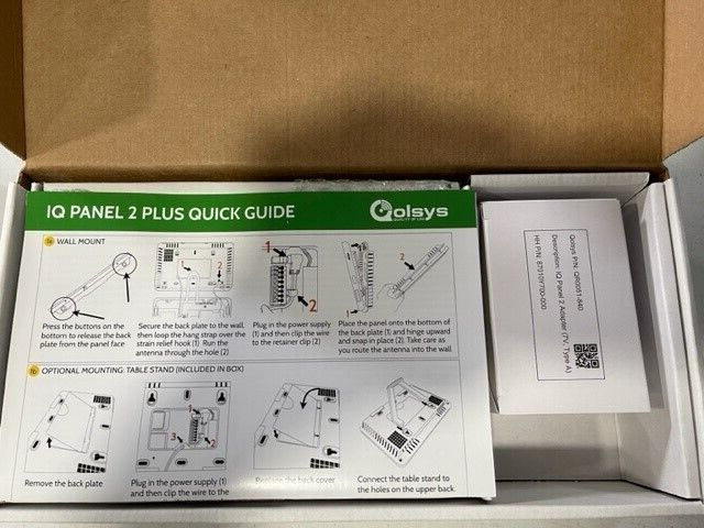 Qolsys IQ 2-Plus Security & Smart Home Control Panel Verizon QS9201 ...