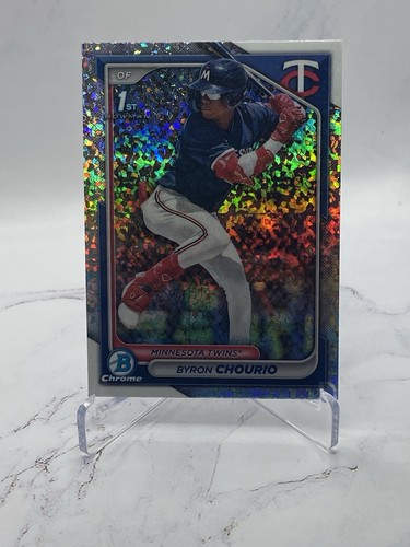 2024 Bowman Chrome Byron Chourio 1st Mini Diamond Twins Bcp 129 Ebay 4796