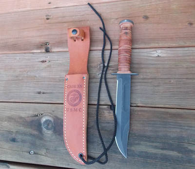 Case XX U.S. Marines USMC Knife Fixed Blade 00334 W/Sheath & Box | eBay