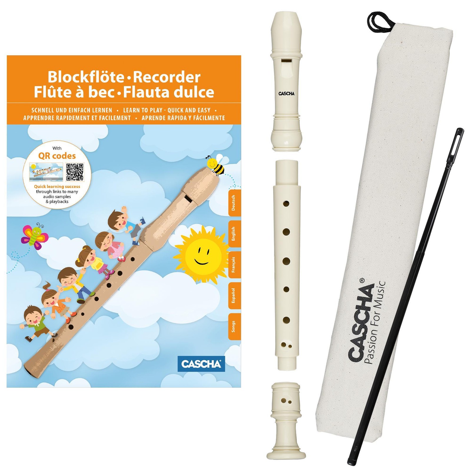 Recorder Set - Baroque fingering (incl. German Method) 4026929919410 | eBay