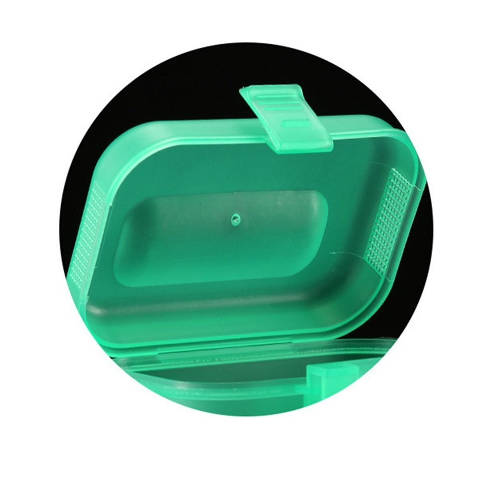 Fishing Bait Box Worm Container Plastic Red Worm Bait Box Easy To Carry ...