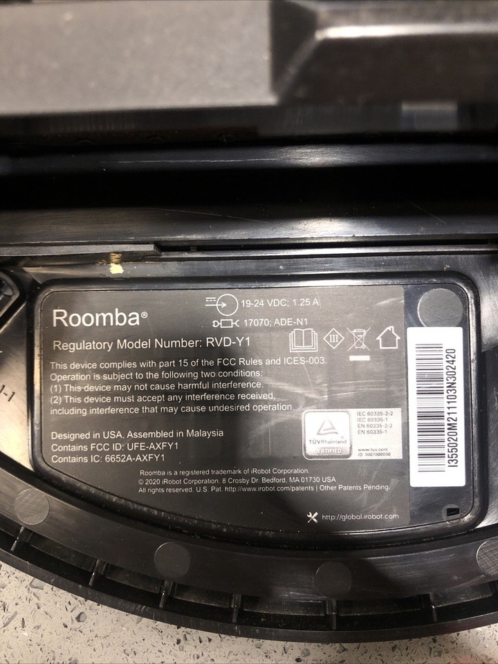 iRobot Roomba i4 RVD-Y1 Robot Vacuum WiFi Connected w/ Home Base Smart ...