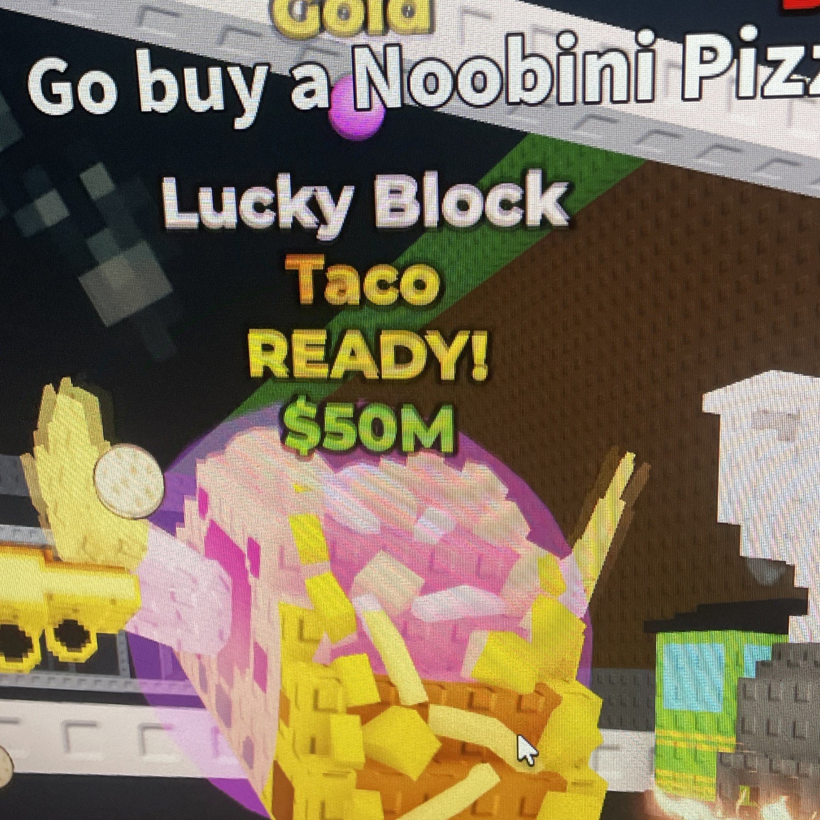 Taco lucky block brainrot steal a brainrot | eBay