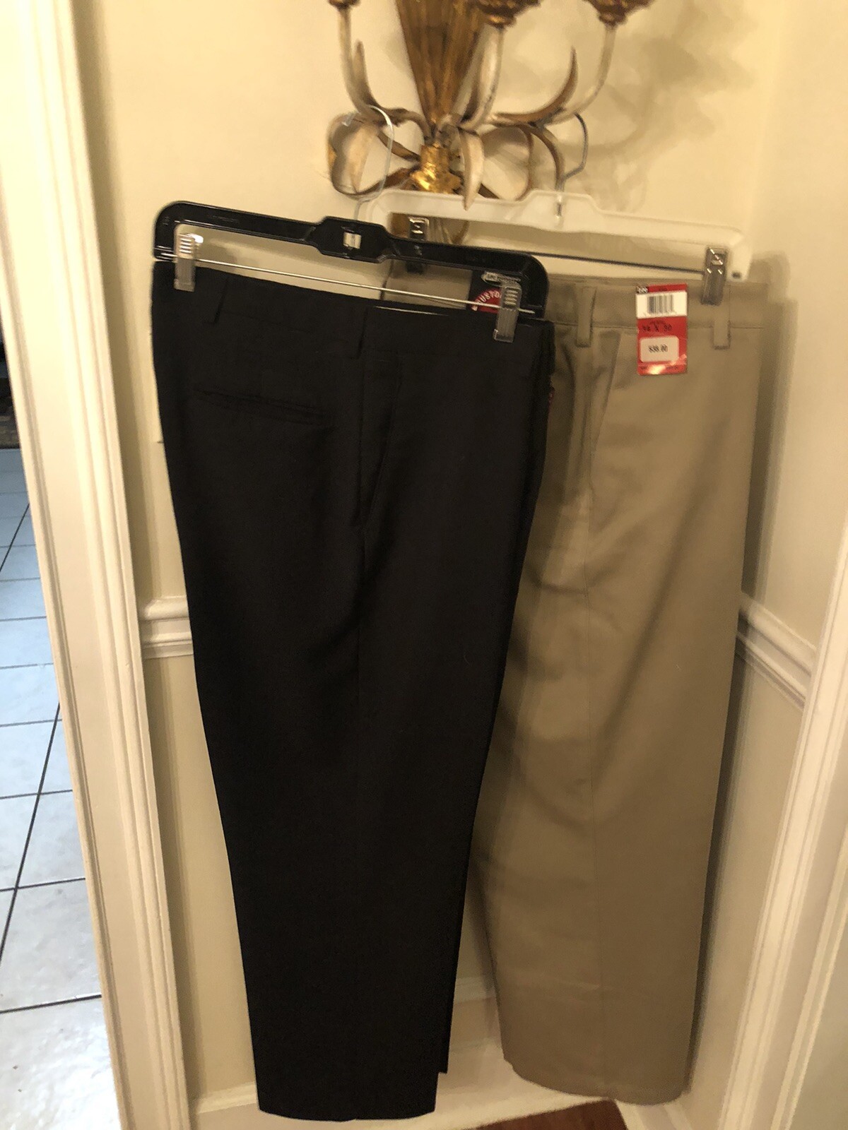 Men's Two Pairs Lee Khakis & Hagger Flat Front Pants 34/30 New | eBay