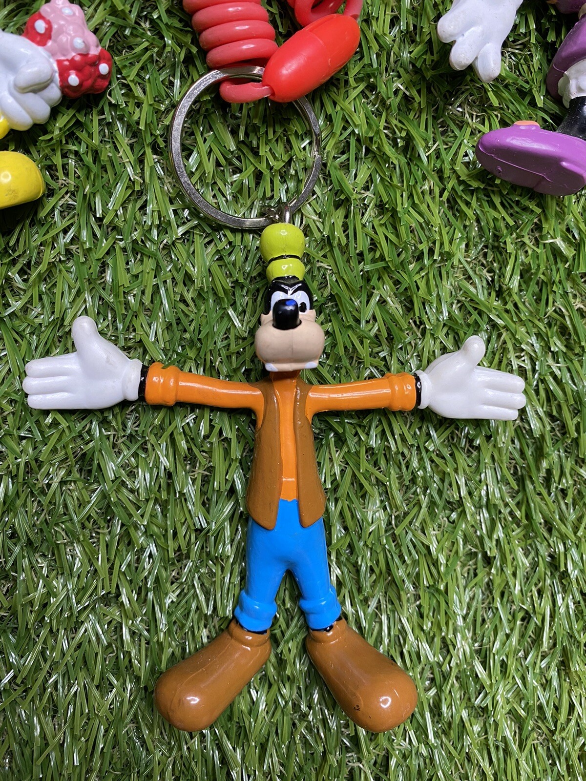 Vintage Disney Mickey & Minnie Mouse Goofy Monogram Keychain 1993 Lot ...