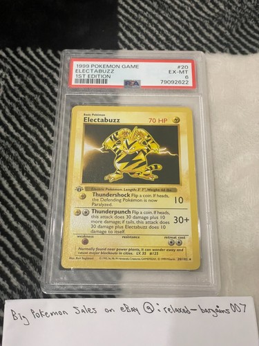 1999 1st (First) Edition Electabuzz Pokemon Card and More ! | eBay