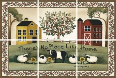 No Place like Home Ideastix Mural 6 Piece Mural Peel and Stick Décor | eBay