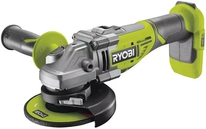 Ryobi R18AG7-0 18V Cordless Brushless Angle Grinder (Body Only) +FREE ...