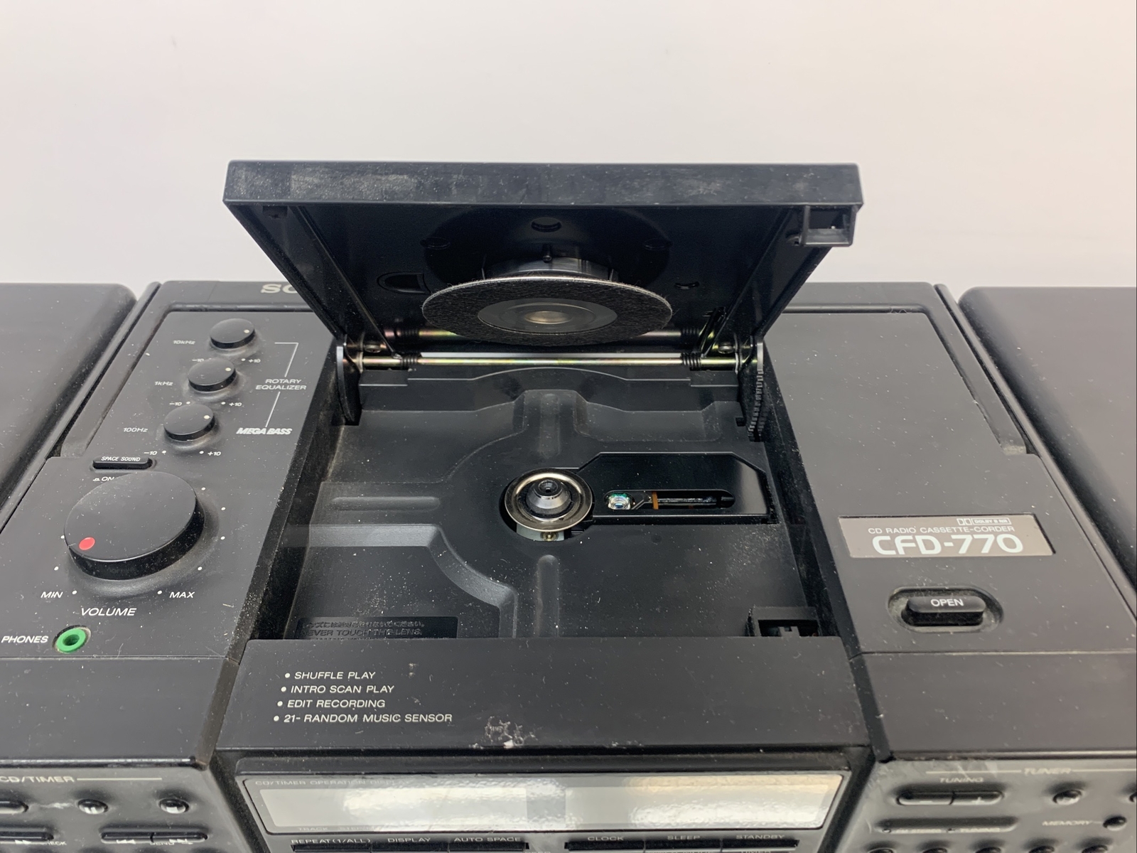 Sony CFD-770 Portable Boombox Stereo CD Radio Mega Bass AS IS | eBay