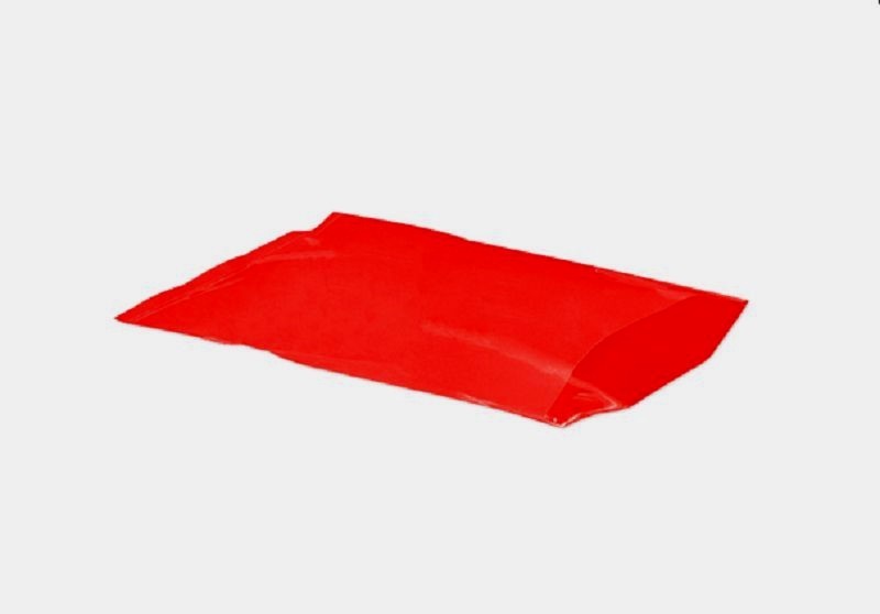 40 ULINE Red Poly Bags Christmas 4" X 6" 2 MIL Flat Gift Party Candy ...